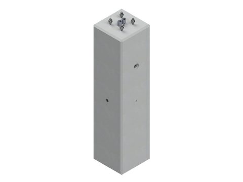 E53-24 Square Pole Base | USI